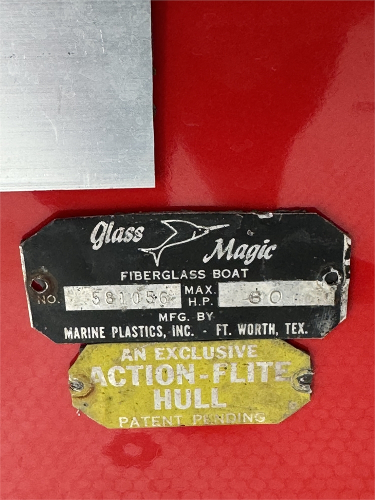 Mercury Marine-Powered 1959 Glass Magic Vixen Boat W/Trailer available ...