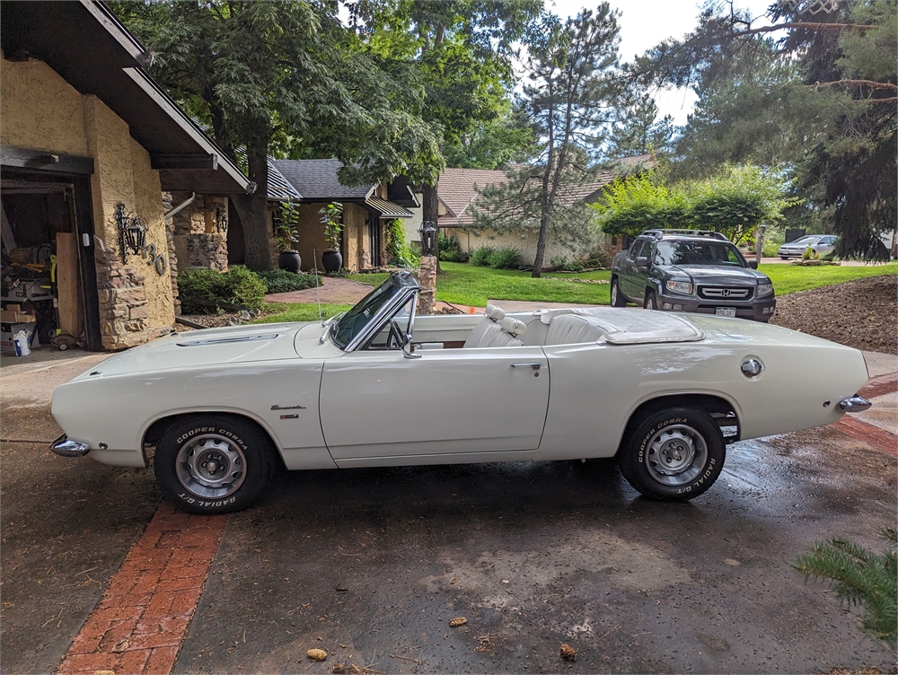 408-POWERED 1968 PLYMOUTH BARRACUDA CONVERTIBLE available for Auction ...