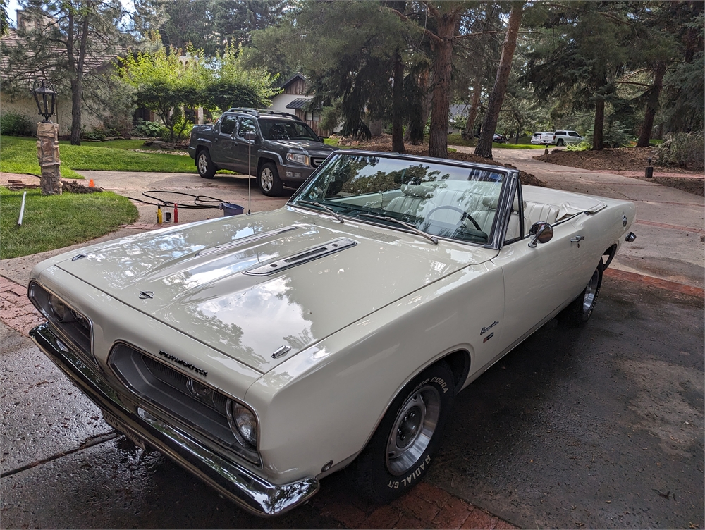 408-POWERED 1968 PLYMOUTH BARRACUDA CONVERTIBLE available for Auction ...