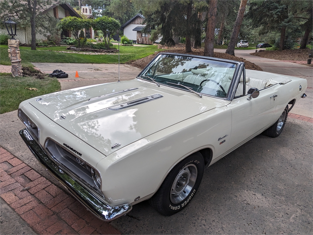 408-POWERED 1968 PLYMOUTH BARRACUDA CONVERTIBLE available for Auction ...