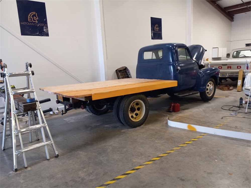 1955 Chevrolet 3800 Stake Bed Dually 4-Speed available for Auction ...