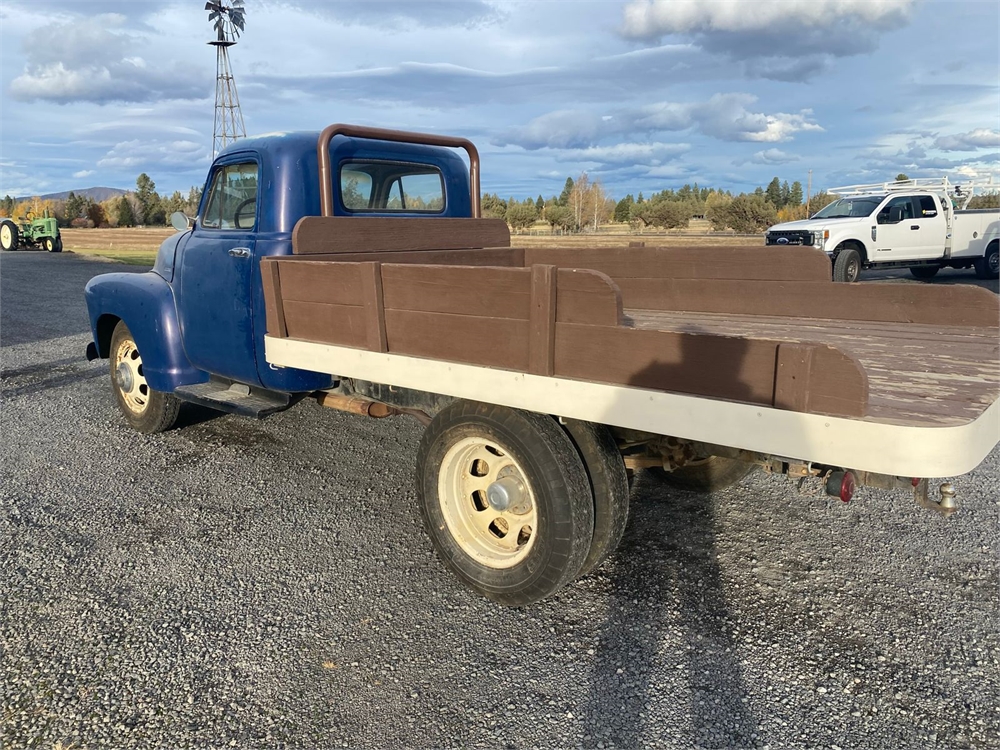 1955 Chevrolet 3800 Stake Bed Dually 4-Speed available for Auction ...