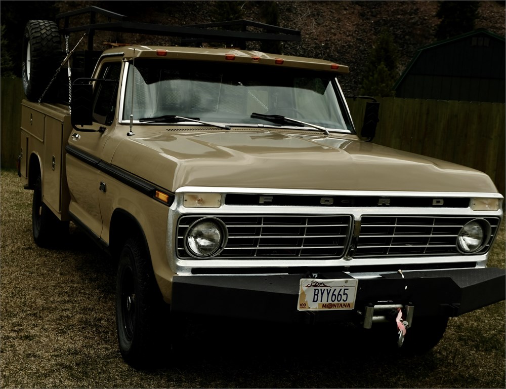 1975 Ford F100 Ranger XLT available for Auction | AutoHunter.com | 20136912