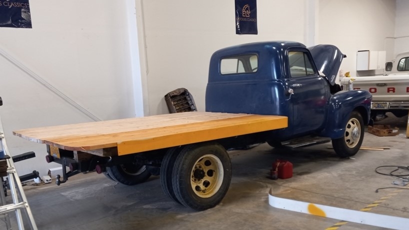 1955 Chevrolet 3800 Stake Bed Dually 4-Speed available for Auction ...