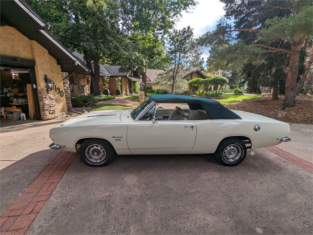 408-POWERED 1968 PLYMOUTH BARRACUDA CONVERTIBLE available for Auction ...