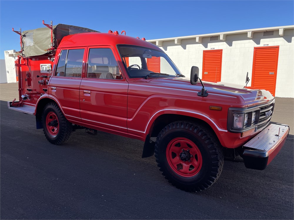 1989 Toyota Land Cruiser Fire Truck available for Auction | AutoHunter ...