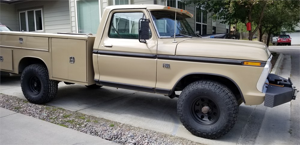 1975 Ford F100 Ranger XLT available for Auction | AutoHunter.com | 20136912