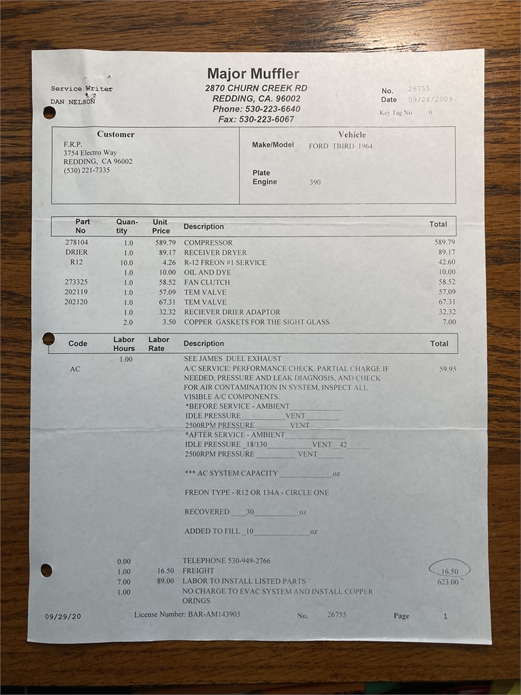 1964 FORD THUNDERBIRD COUPE available for Auction | AutoHunter.com ...