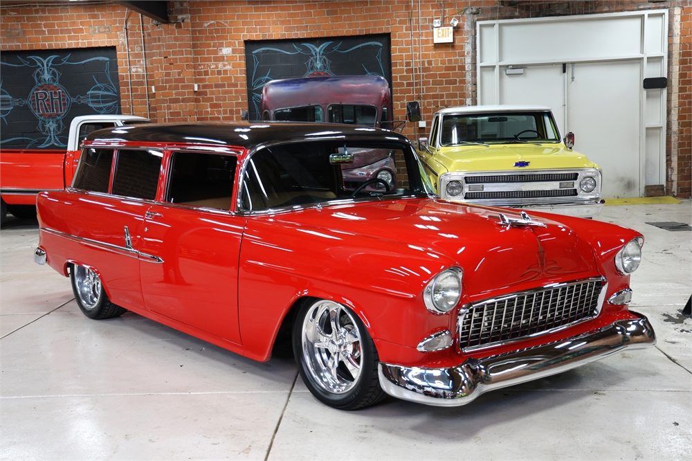 1955 CHEVROLET 210 CUSTOM WAGON available for Auction | AutoHunter.com ...