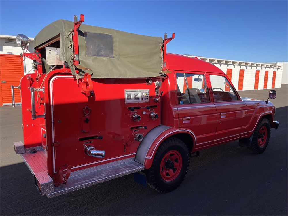 1989 Toyota Land Cruiser Fire Truck available for Auction | AutoHunter ...