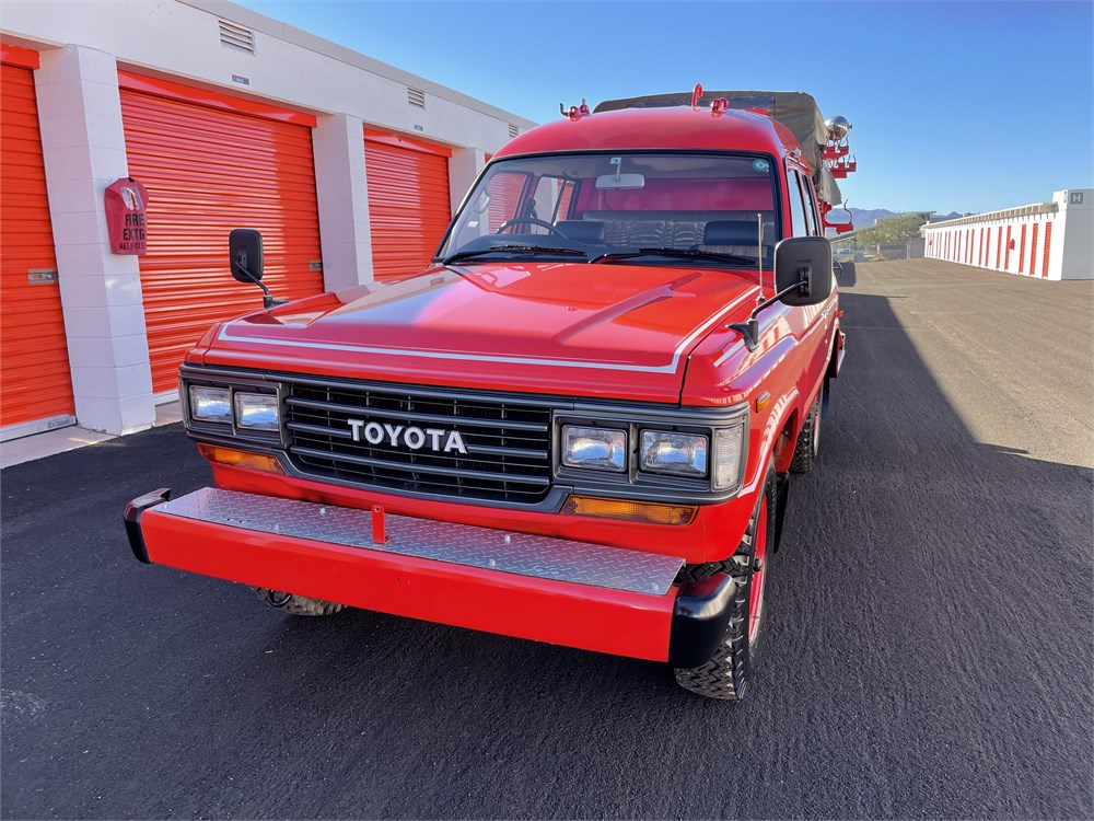 1989 Toyota Land Cruiser Fire Truck available for Auction | AutoHunter ...